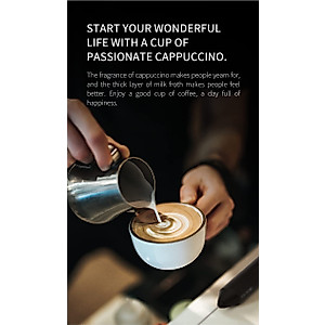 GOGENGEN Electric Hand Whisk for Milk, Beverage Mixer for Coffee with Milk, Cappuccino, Hot Chocolate, Battery Operated (not included) Mini Stainless Steel Fother, Cool Cookware