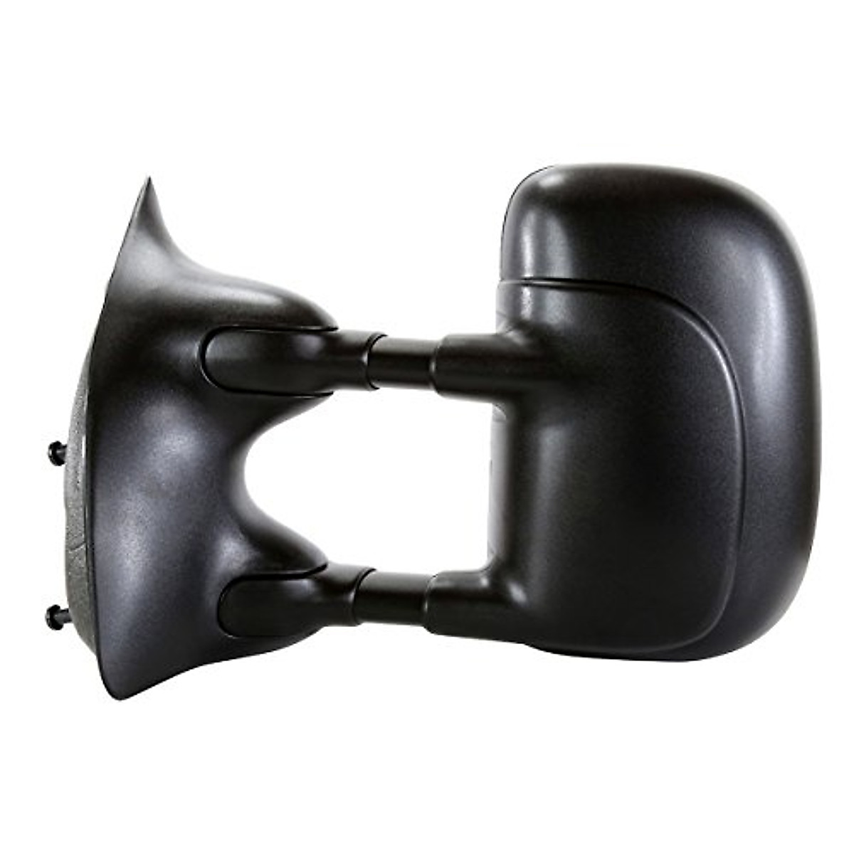 AutoShack KAPFO1320226 Driver Towing Mirror Manual Black Textured Non-Heated Manual Folding Replacement for 1999-2007 Ford F-250 Super Duty F-350 Super Duty 2000-2005 Excursion 5.4L 6.0L 6.8L 4WD RWD