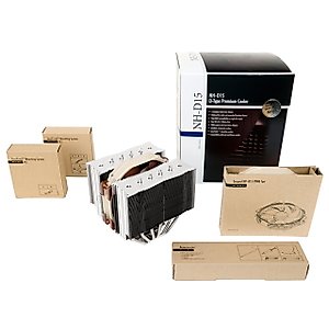 Noctua NH-D15, Premium CPU Cooler with 2x NF-A15 PWM 140mm Fans For Desktop (Brown)