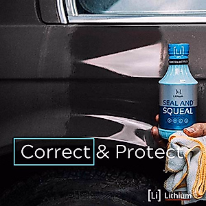 Lithium Seal and Squeal Paint Sealant/Polish - Incredible Shine and Lasting Protection - Curable Amino Functional Polymers Fused with Si02 Ceramic Nano Technology -Lasts for up to 12 Months (16 oz)