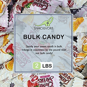 Orange and Strawberry Cream Savers Mixed 2LB Bulk Bag of Creme Savers, Cream Saver Candy, Creme Savers Strawberry and Cream, Strawberry Creme Savers Hard Candy, Creamsavers, Orange Creme Savers