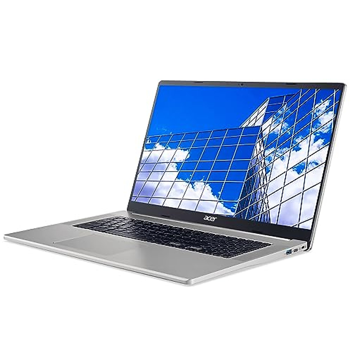 Acer Chromebook Laptop 17inch Screen - Google Chromebook 2023 - Long Battery Life - Wi-Fi6 - Numeric Keyboard - USB C - Webcam - School Laptop for Adults (4GB RAM |128GB eMMC+32GB SD Card)