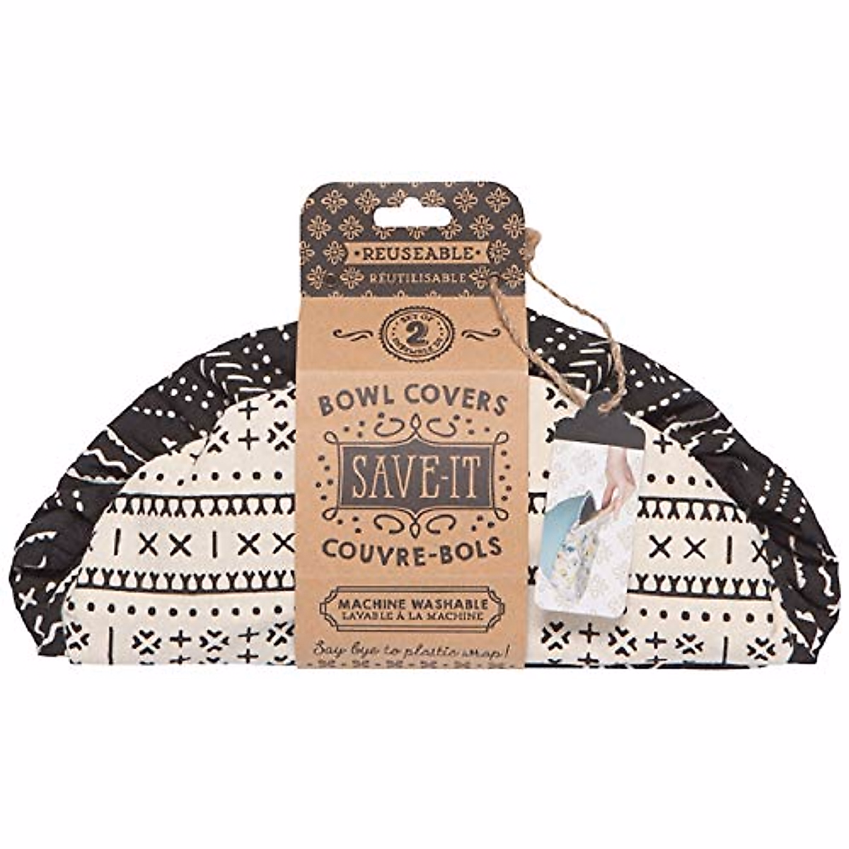 NOW DESIGNS 2 Onyx Bowl Cover Set, 1 EA