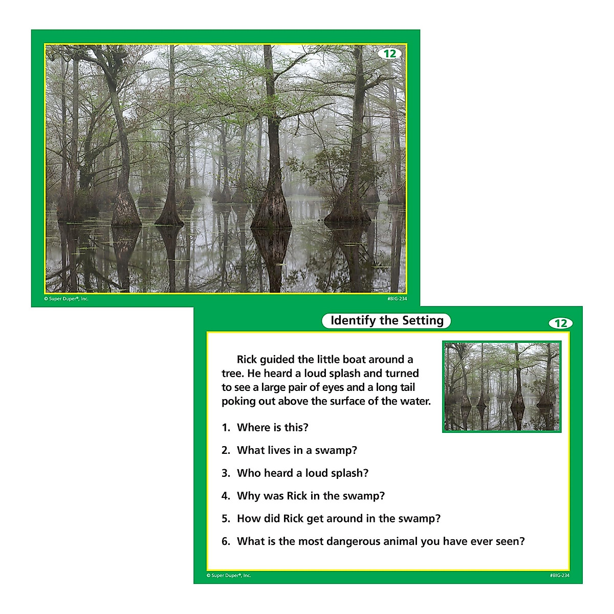 Super Duper Publications | Webber Inferencing Big Photo Flash Cards | Predicting, Reasoning and Critical Thinking Skills Fun Deck | Educational Learning Materials for Children
