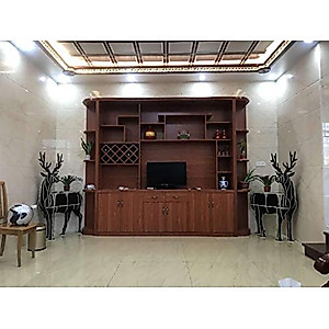 ROLTIN Storage Shelf DVD Bookcase Storage Rack Bookshelf Animal Shelf Male Deer Shape Flower Stand Model Room Coffee Table Clothing Store Landing Decoration (Size : 108 * 52 * 1