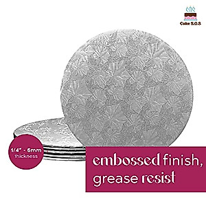 10" Silver Round Thin Drum 1/4", 25 Count