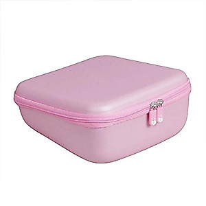 Hermitshell Travel Case for noot Products K11/Elecder i37/POWMEE M1/POWMEE M2/Mpow CH8/iRAG J01/noot Products K22/NIVAVA K8/noot Products K33/iClever/Sonitum Kids Headphones(Only Case) (Pink)