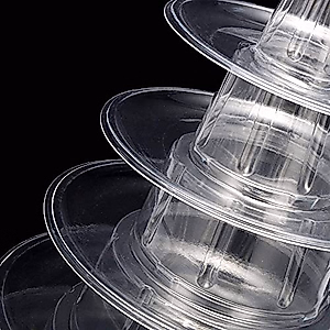 Candora 6-Layer Macaron Display Stand Cake Stand Macaron Tower Wedding Display Stand(2 Sets)