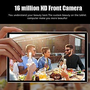 Acogedor 2 in 1 Tablet 10.1 Inch, for Android 12.0 Tablet with BT Keyboard, Dual Camera, 8GB RAM 256GB ROM, 8 Core CPU, 5G WiFi, 4G LTE Tablet for Work, Gaming (US Plug)