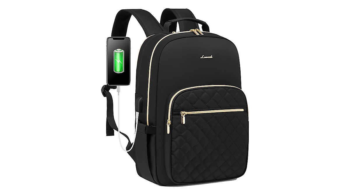 LOVEVOOK Stylish Laptop Backpack for Women — Travel & Work Ready