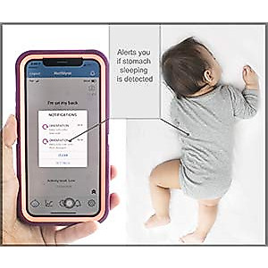 MonBaby Smart Baby Monitor: Tracks Chest Movement, Rollovers, Sleeping Position. Real-Time Alerts to Smartphone. HSA and FSA Approved. MonBaby for Smart Parenting.