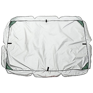 Cabilock Outdoor Swing Canopy Replacement Chair Canopy Seat Furniture Sunshade UV Block Garden Swing Cover for Patio Yard Seat - Three seat 195x125cm (Green)