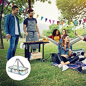 QHANSHIEE Insulated Casserole Carrier For Hot or Cold Food,Pie Carrier,Casserole Dish Carrying Case,Insulated Food Warmer Bag For Party/Picnic,Pioneer Woman Dishes Carrier,Fits 16" x 10" Baking Dish