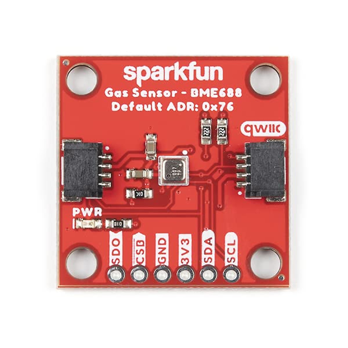 SparkFun Environmental Sensor - BME688 (Qwiic) - Gas scanning Sensor - Temperature Humidity Barometric Pressure - Scan for VOCs VSCs and Other Gasses in The Parts per Billion Range ppb
