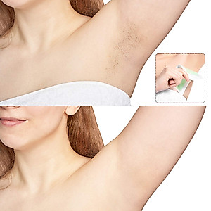 Maitys 1000 Pieces Non-woven Wax Strips Hair Removal Wax Strips Body Facial Hair Removal Tools for Women and Men Hair Removal Use, 2 Sizes