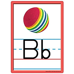 Edupress Alphabet and Numbers Accents, Pack of 36 Multicolored 6" x 8"