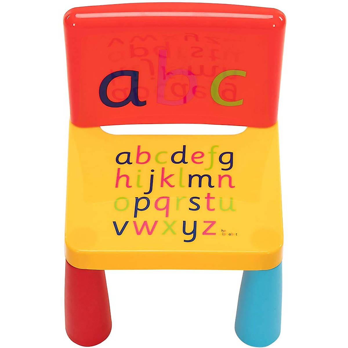 Plastic Children Desk Table and Chair, One Table and One Chair, Reduced Version Mushroom Leg, (16 x 14 x 12) inches