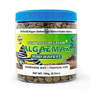 New Life Spectrum AlgaeMax Mini-Wafers 150g (Naturox Series)