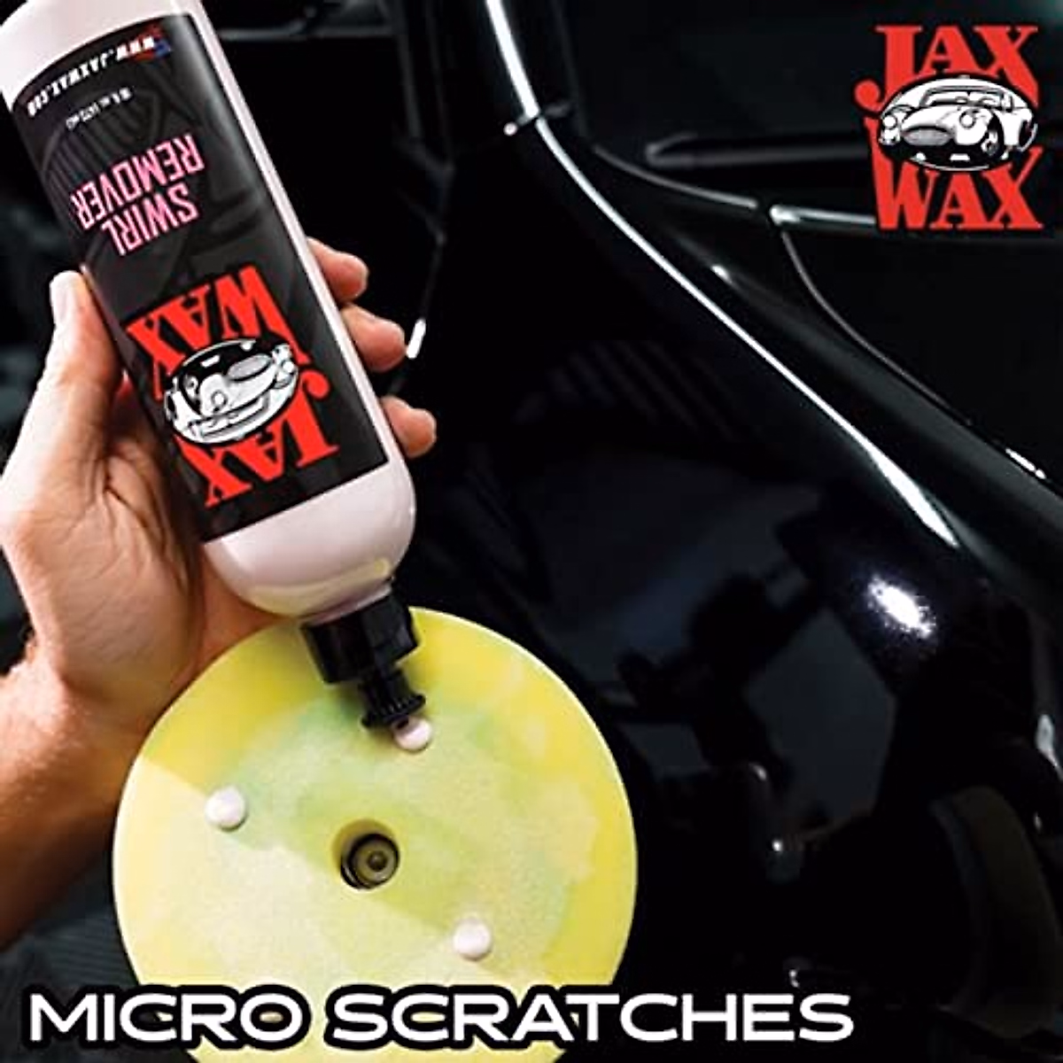 Jax Wax Scratch and Swirl Remover - Car Scratch Remover - Detailing Polish -Repairs Paint Scratches, and Water Spots - 16 Oz
