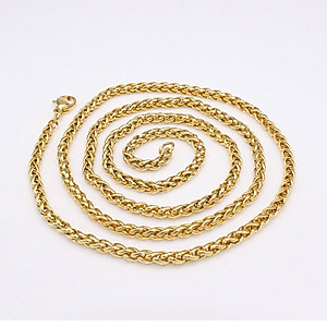 ZKDC islam muslim Allah AYATUL KURSI stainless steel 60 cm chain necklace