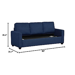 Lifestyle Solutions Dayton Sofa Bed, Navy Blue