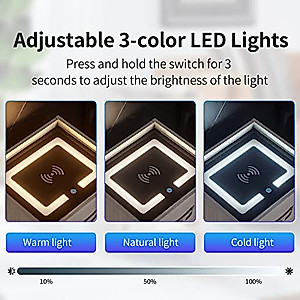 OLD CAPTAIN Nightstand with Wireless Charging Station, Smart Bedside Tables with Drawers and Open Storage Shelf for Bedrooms (Black Elm) … … …