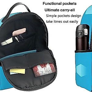 BAFAFA Azure Printed Travel Backpack Business Work Bag Computer Bag Outdoor Sports Rucksack