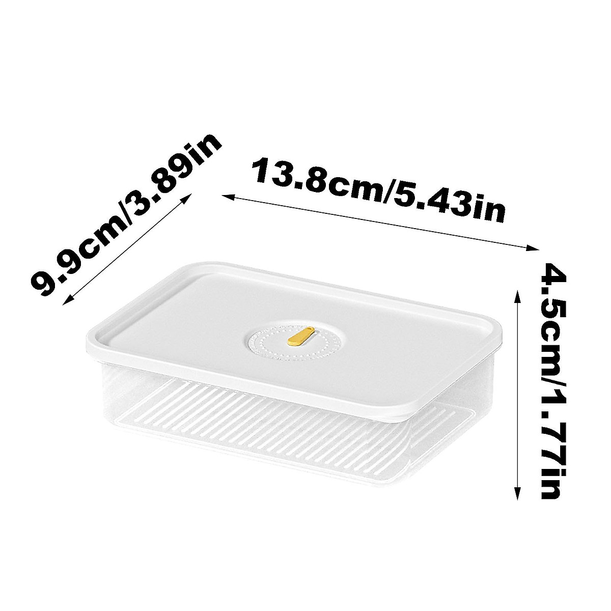 Meat Storage Containers - Bacon Lunch Meat Container - Thickened Freezer Storage Containers, Airtight Food Storage Container For Refrigerator
