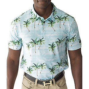 YATTA GOLF Athletic Performance Golf Shirt for Men - (XX-Large) - Dry-fit Comfort, Moisture Wicking, 4-Way Stretch, Short Sleeve Casual Polo Shirt