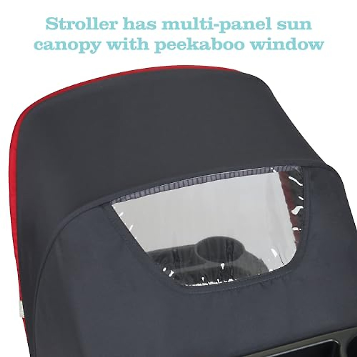 Disney Baby Mickey Mouse Simple Fold LX Travel System, Lift to fold compactly in Less Than a Second for Easy Storage; self-Standing When Folded, Mickey Blogger