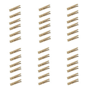 Homz 1220216 Clothes pin, Natural Wood