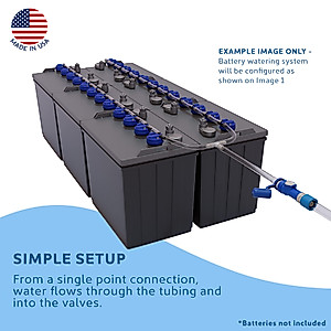 Rolls Surrette (5000 Series only) Solar 24 Cell Battery Watering System | Solar Watering System