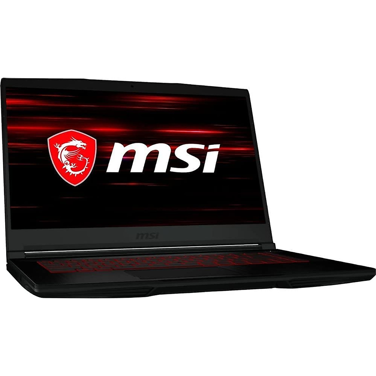 MSI Newest GF63 Thin 15.6" FHD Gaming Laptop, 10th Gen Intel 4-Core i5-10300H up to 4.5GHz(Beat i7-7920HQ), NVIDIA GTX 1650 MaxQ, 16GB DDR4, 512GB NVMe SSD, Ethernet, WiFi 6, HDMI, USB-A&C, Win10
