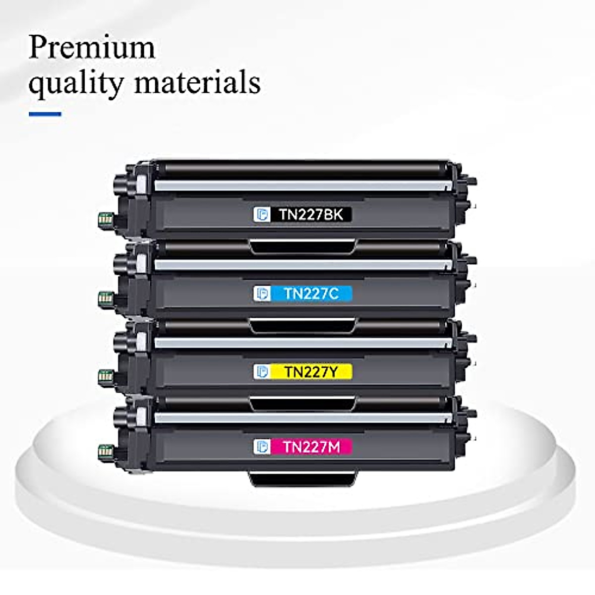 TN227 Compatible TN227BK TN227C TN227M TN227Y High Yield Toner Cartridge Replacement for Brother MFC-L3770CDW Printer Toner (2BK+1C+1Y+1M).
