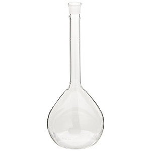 Corning Pyrex Borosilicate Glass Class A Volumetric Flask, 200ml Capacity