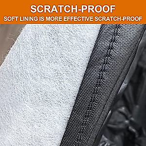 Kayme 7 Layers Minivan Car Cover Waterproof All Weather for Automobiles, Outdoor Full Cover with Zipper, Universal Fit for Pacifica, Grand Caravan, Odyssey, Sienna, Station Wagon /MPV(191-206 inch)