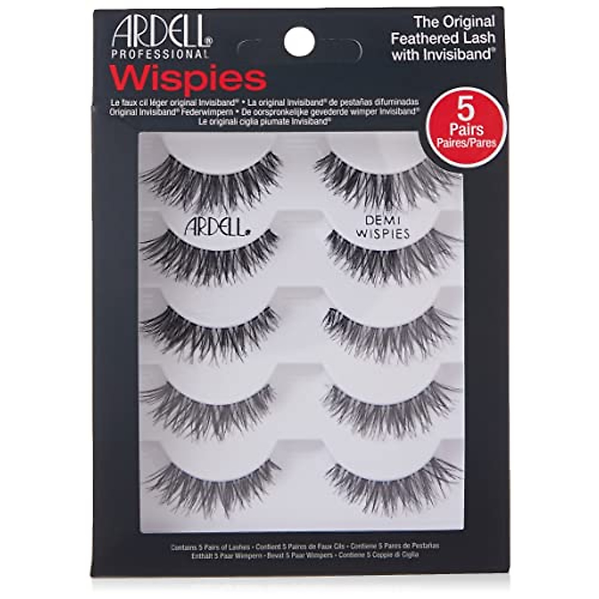 Ardell 5 Count Wispies Black Strip Lashes
