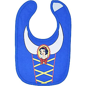 Disney Princess Ariel Cinderella Princess Belle Princess Aurora Snow White 5 Pack Bibs One Size