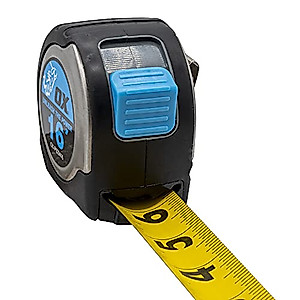 OX TOOLS Pro Stainless Steel 16-Foot Tape Measure with Magnetic Hook | Heavy Duty Case & Easily Visible Measure Marks