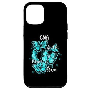 iPhone 14 Awesome Cna Faith Hope Love Butterfly Case