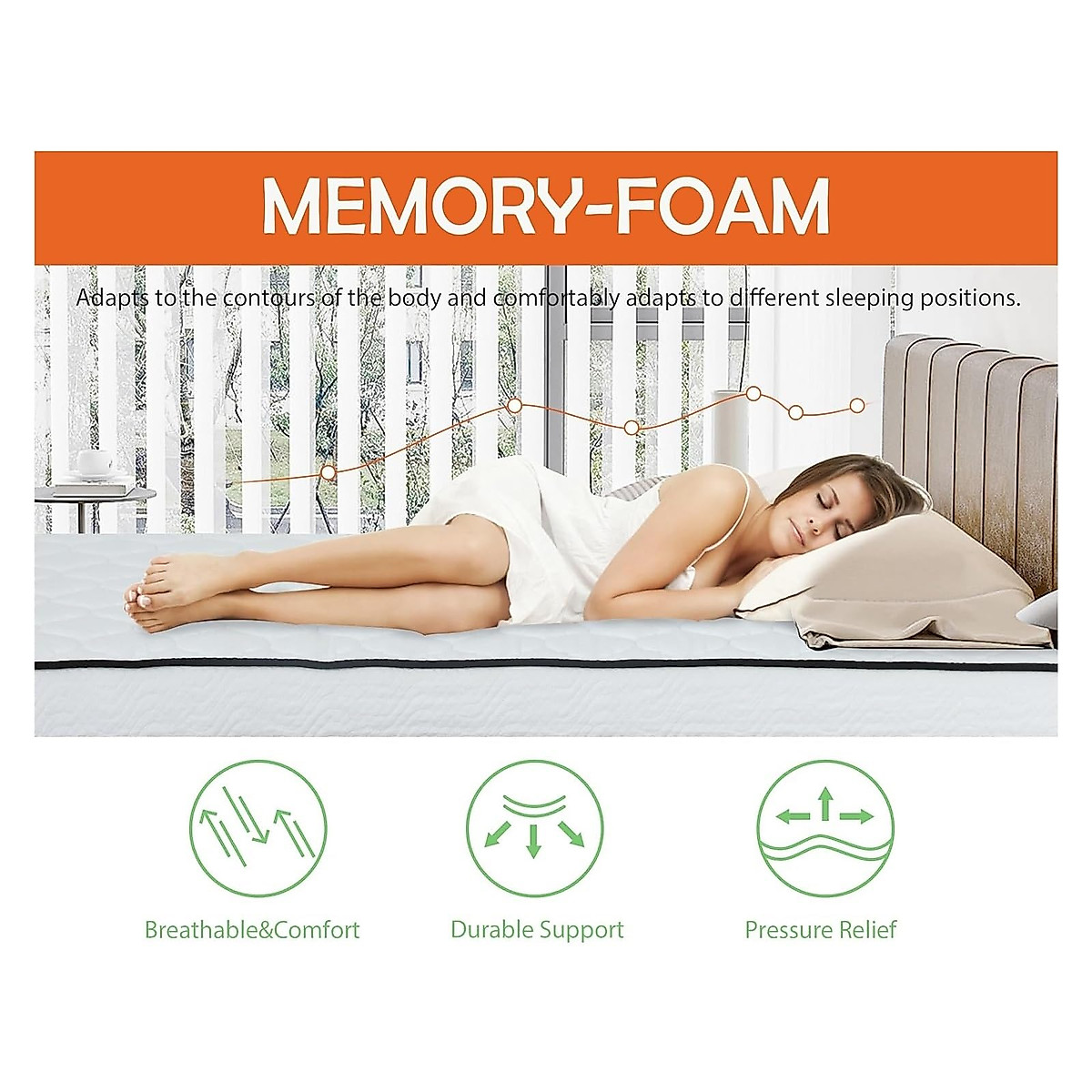 FrYsky Full Size Mattress, Latex Mattress, Tatami Mattress, Slow Rebound Foam Mattress, Soft and Comfortable Love Bed Mattress Futon Bedroom Furniture (Color : Gray, Size : 60 * 120CM*4.5CM)