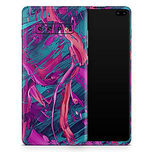 DesignSkinz Liquid Abstract Paint Remix V5 Protective Vinyl Decal Wrap Skin Cover Compatible with The Samsung Galaxy S20 (Screen Trim & Back Glass Skin)