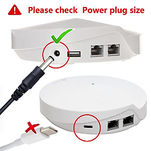 T POWER 12V Charger for TP-Link Deco Tri Band Mesh WiFi System S4, M3, M4, M5, M9, X20 X55 X60 XE75 X90 S4 M5 AX21 AX3000 AX3600 AX6600 AXE5400 Ac DC Adapter Power Supply Cord