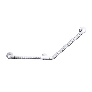 Shower Handicap Grab Bars for Bathroom Wall, Curved Support Grab Bar, Stainless Steel Safety Rail Bathtub Anti-slip Handrail Stairs Kitchen Auxiliary Straight Grab Bar Elderly Disabled Pregnant Women