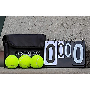 Match Tuff Ez-Score Plus Portable Tennis Score Keeper (0-7) | EZ-Flip | Outdoor/Indoor