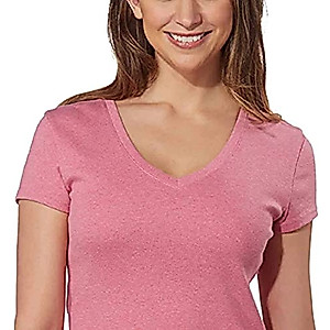 Kirkland Signature Womens V-Neck Tee Pink