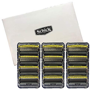 Schick Hydro Sense Energize Mens Razor Blade Refill With Skin Guards, Includes 12 Razor Blades Refills