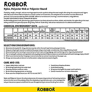 Lift Sling Webbing Straps Robbor 2 inch 7 Foot Tree Saver Winch Straps 13,000 Lbs Lift Sling w/Reinforced Eyes Heavy Duty Recovery ATV UTV Tow Straps 2 PK