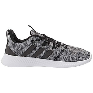 adidas Women's Puremotion Running Shoe, Black/White/Black, 7.5
