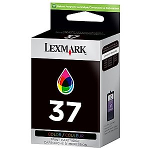 Lexmark No 37 Color Return Prog Print Cartridge